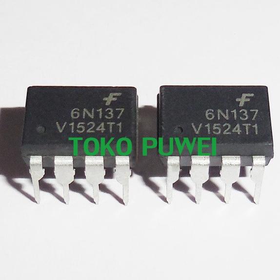 Jual 6N137 6N 137 High speed logic gate optocoupler DIP 8 PIN BH88 puw331 Ayo Beli | Shopee ...