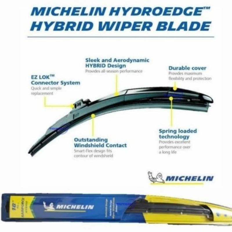 Jual Wiper Hybrid MICHELIN Innova Reborn HRV CRV Gen 3 4 5 Turbo ...
