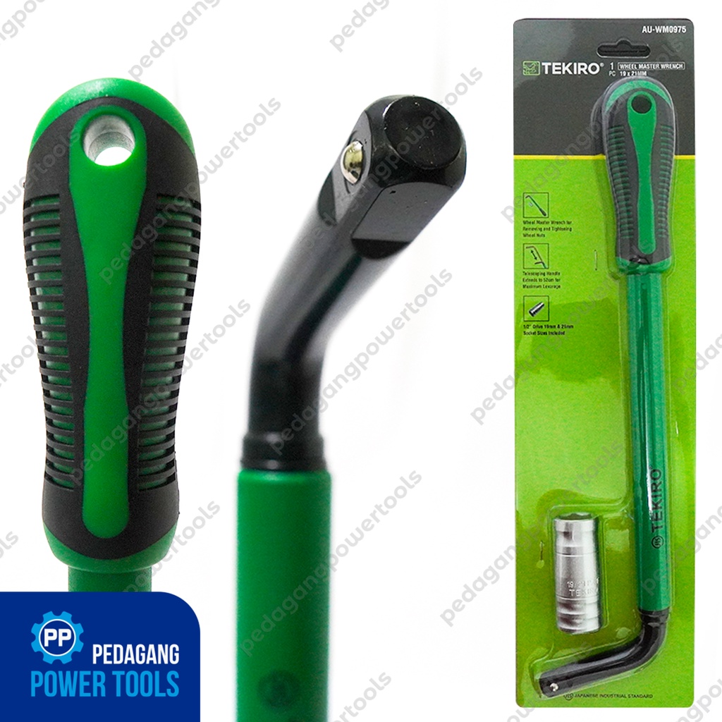 Jual TEKIRO KUNCI RODA TARIK 19 X 21 MM BAN MOBIL WHEEL MASTER WRENCH ...