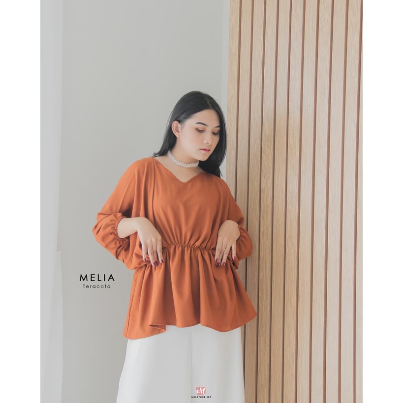 Jual Damelia Melia Blouse Wanita | Shopee Indonesia