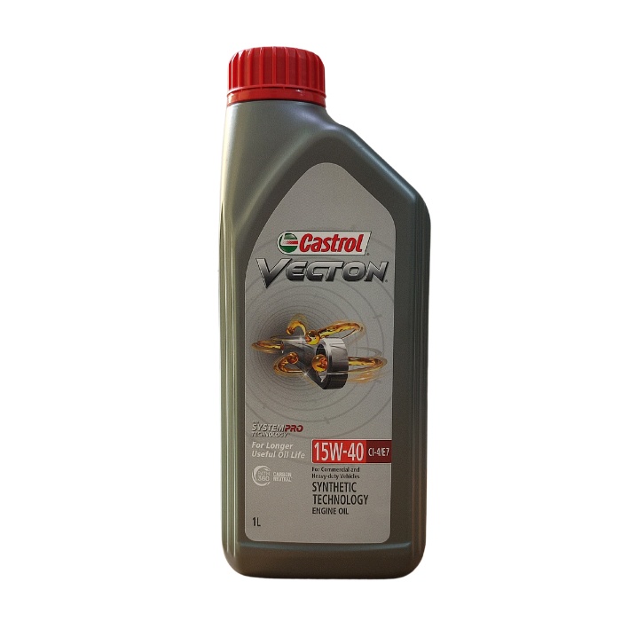 Jual Castrol Vecton 15W40 CI4 E7 1 liter Oli Diesel | Shopee Indonesia