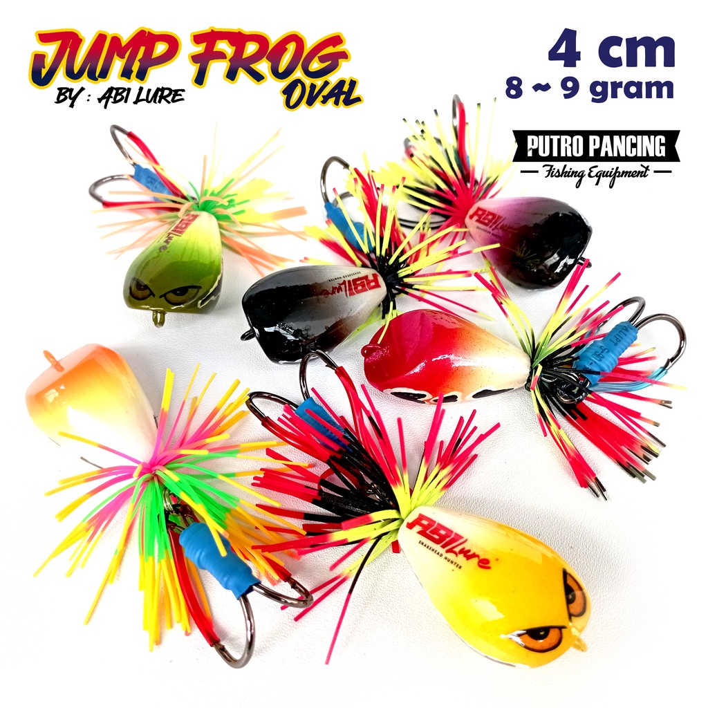 Jual Lure Jump Frog Oval Abi Lure Hard Frog hardfrog | Shopee Indonesia