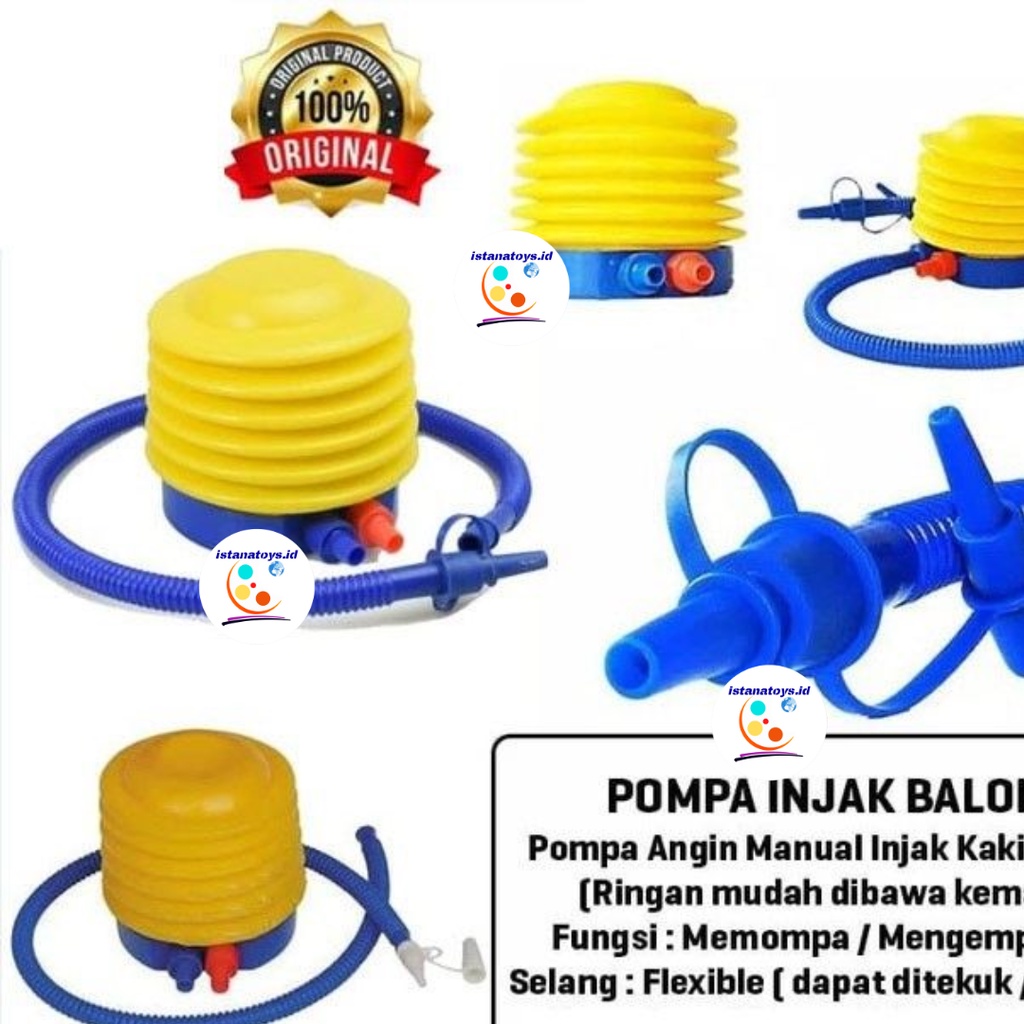 Jual ID Pompa Angin Injak Kuning Manual - Pompa Balon - Pompa Kolam ...