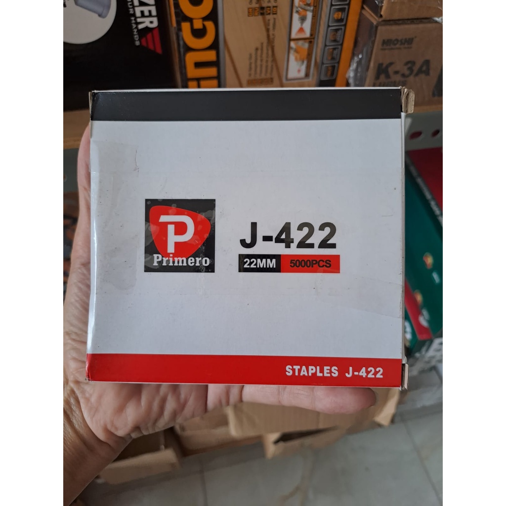 Jual 422J isi staples mesin paku tembak model U refill staples ...