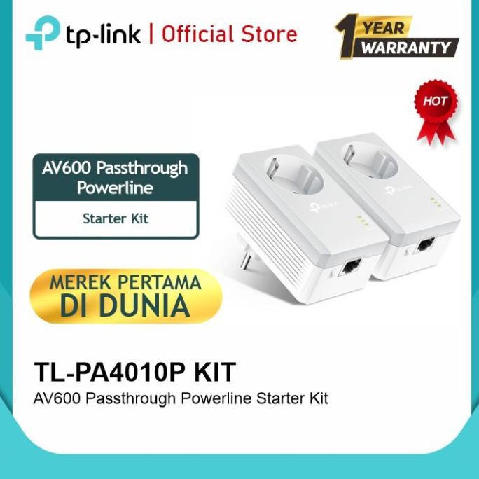 Jual TL-PA4010P KIT (AV600 Passthrough Powerline Starter Kit) | Shopee ...
