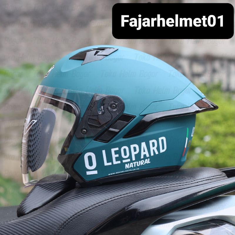 Jual Helm Half Face RSV SV300 Virdian Hue Double Visor Paket Ganteng ...