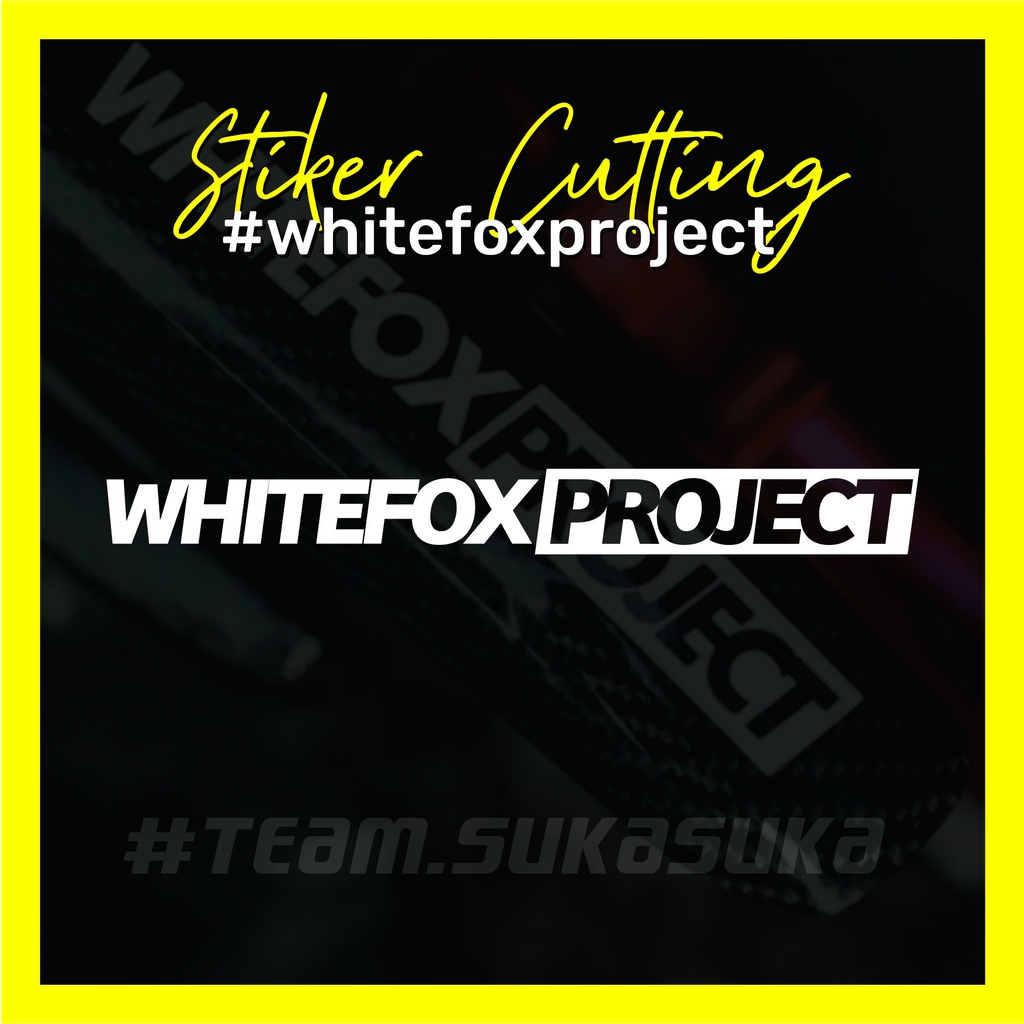 Jual Stiker WhitefoxProject - Cutting Sticker | Shopee Indonesia