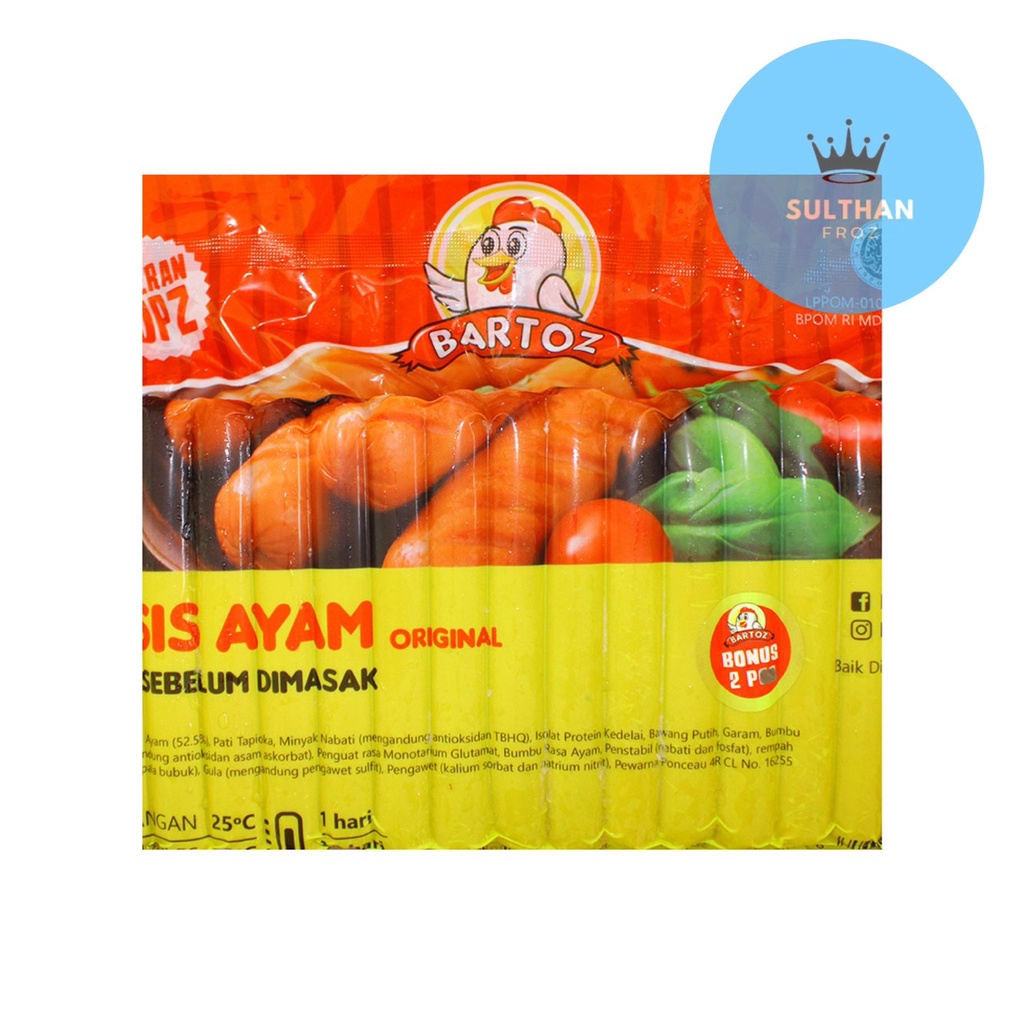 Jual BARTOZ SOSIS AYAM ORI ISI 40 1 KG | Shopee Indonesia