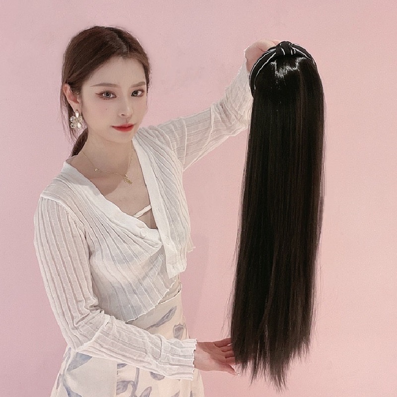 Jual WIG BANDO / RAMBUT PALSU WANITA MODEL BANDANA 04 LURUS 70CM ...
