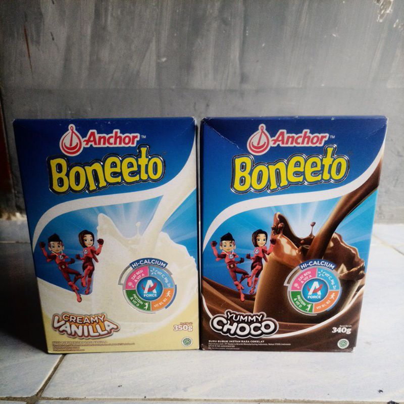 Jual Anchor BONEETO coklat, vanilla 685g / (2pcs boneeto coklat dan ...