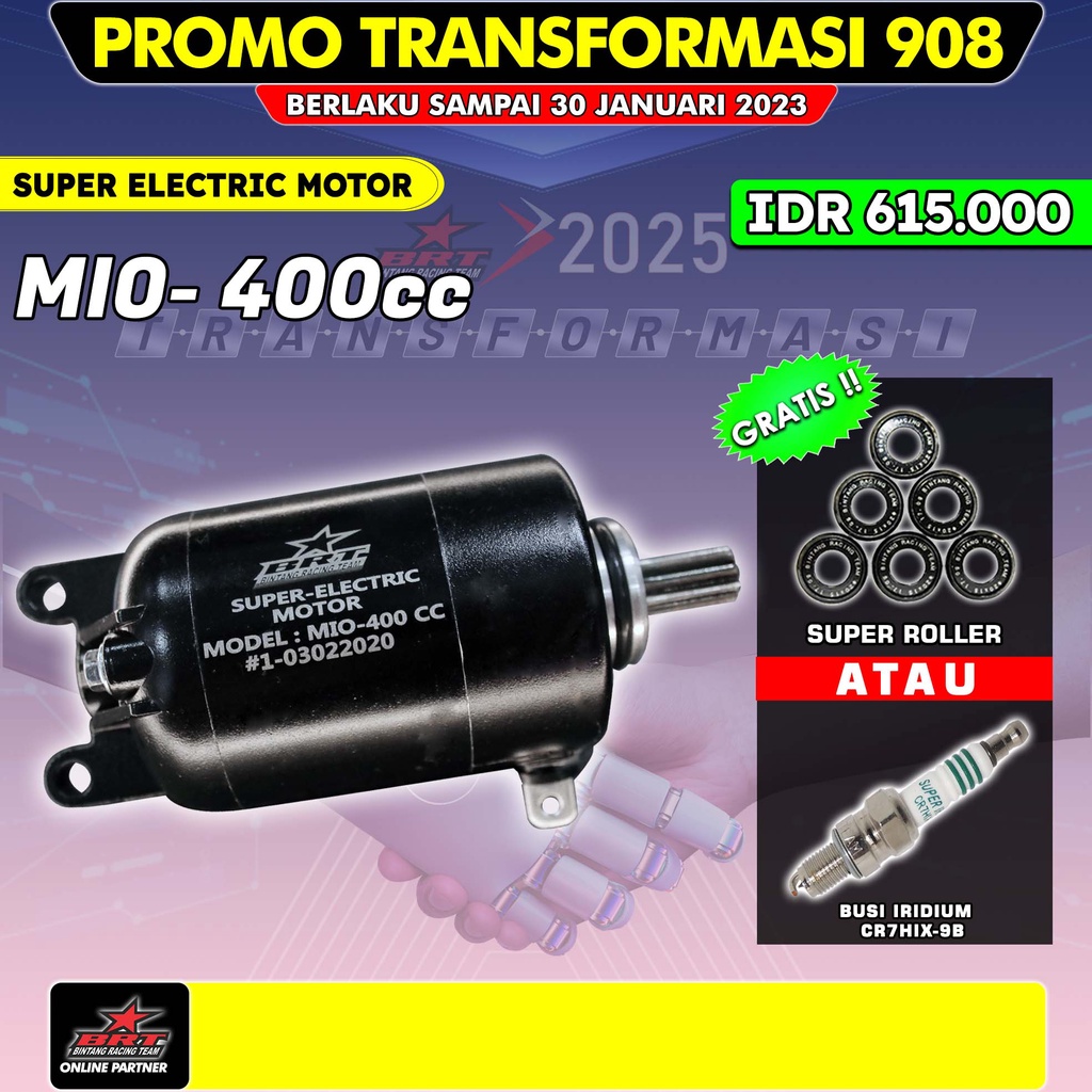Jual ELECTRIC MOTOR STARTER / DINAMO STATER MIO 400 CC BRT BINTANG ...