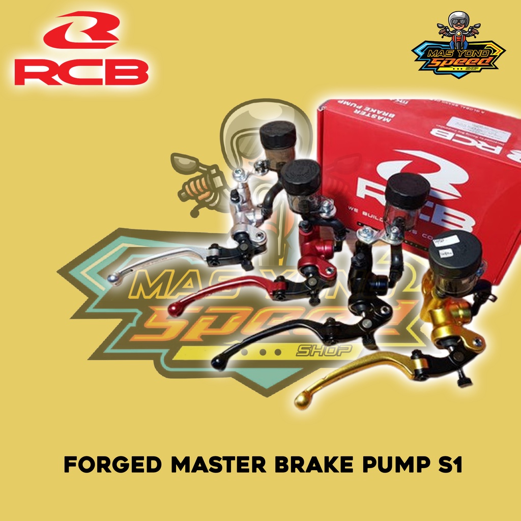 Jual RCB Racing Boy Forged Master Rem Brake Pump Kanan Kiri Tipe S1 ...