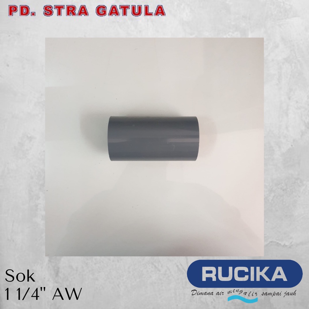 Jual SOK/SOCKET AW 1 1/4" FITTING PIPA PVC MERK RUCIKA | SOCKET | SOK ...