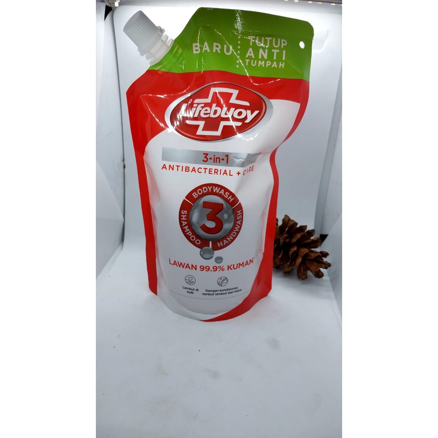 Jual Lifebuoy 3 In 1 Antibacterian & Care 450ml | Shopee Indonesia