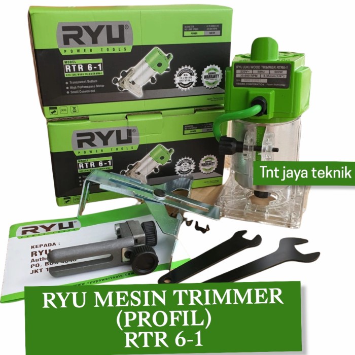 Jual Ryu Rtr 6-1 Mesin Profil Kayu / Mesin Trimmer Router / Wood ...