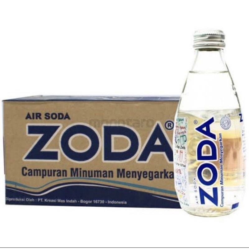 Jual Zoda/Air Zoda Botol 250 Ml Isi 24 Pcs | Shopee Indonesia