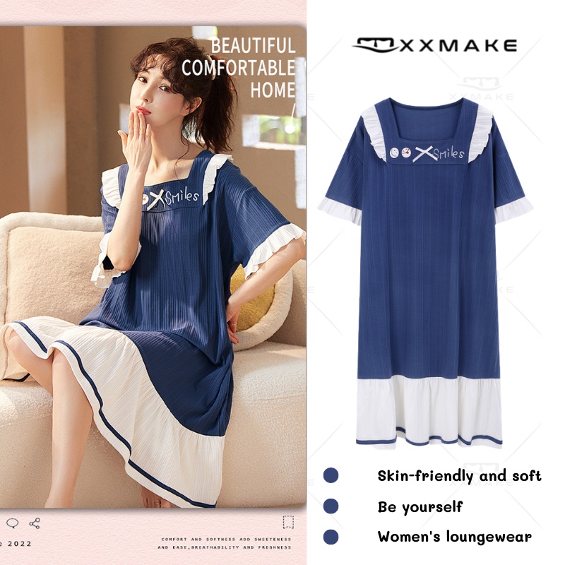 Jual Xxmake Daster Dres Wanita Baju Daster Pendek Rumahan Homewear Baju Tidur Import Dewasa