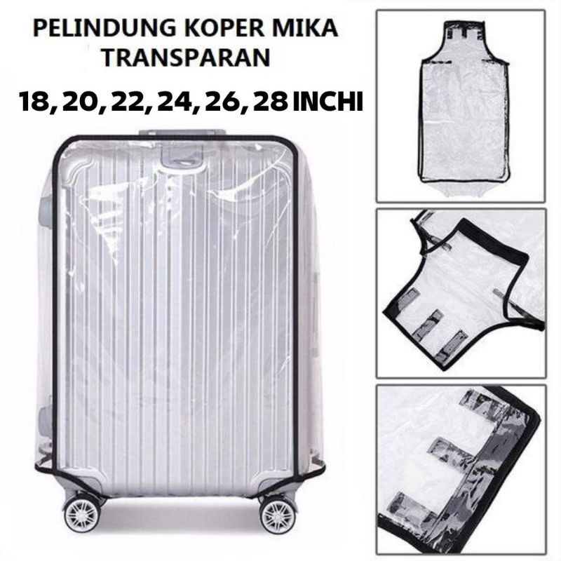 Jual Sarung Pelindung Cover Koper Mika Ukuran 16 18 20 22 24 28 32 ...