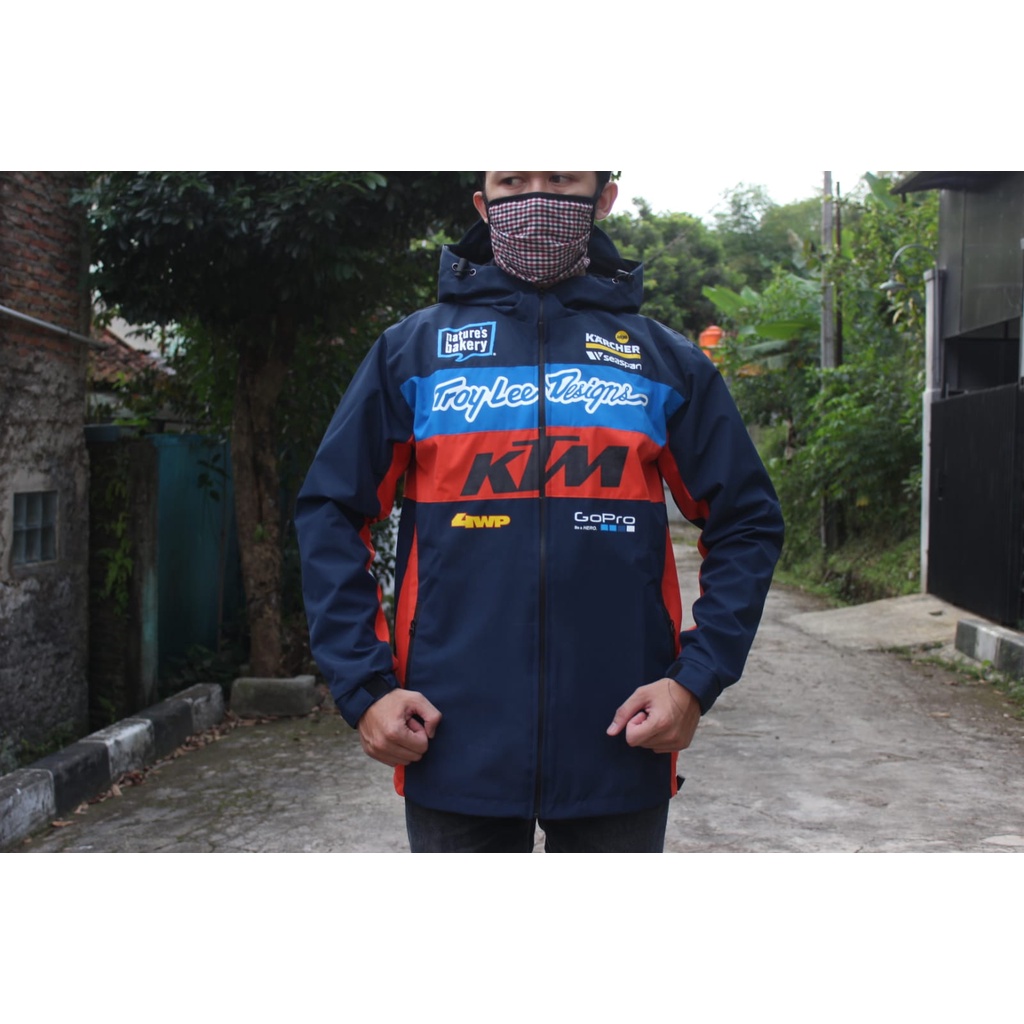 Jual JAKET KTM ANTI AIR - 100% WATERPROOF - JAKET TRAIL | Shopee Indonesia