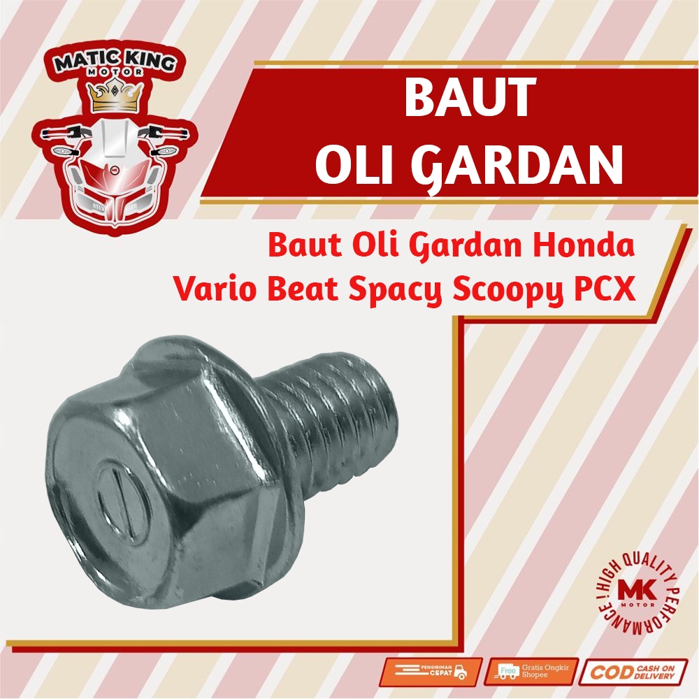 Jual Baut tap oli gardan gear Honda Beat Vario Scoopy PCX Spacy Standar ...