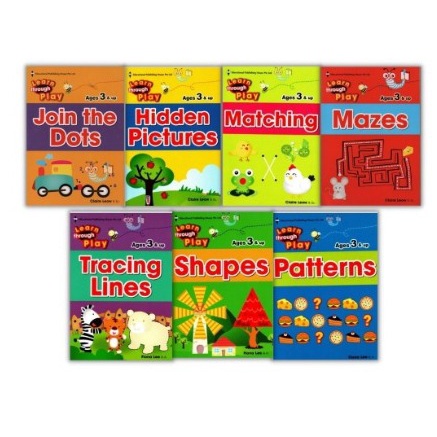 Jual Buku Anak Learn Through Play: Mazes Hidden Pictures Join Dots Workbook | Shopee Indonesia
