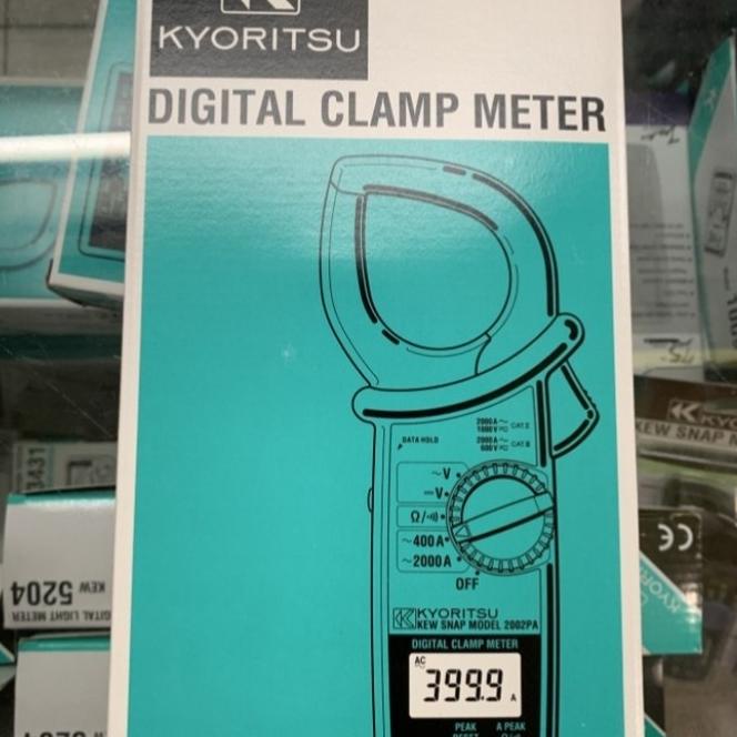 Jual Tang Amper Ampere Kyoritsu 2002Pa Digital Clamp Meter | Shopee ...