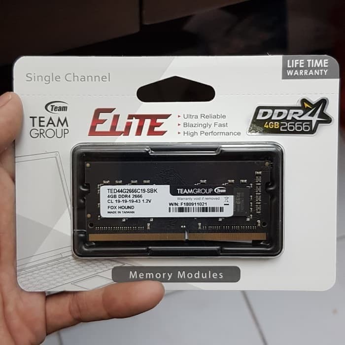 Jual Team Elite Sodimm DDR4 2666 4GB - Ram Laptop | Shopee Indonesia