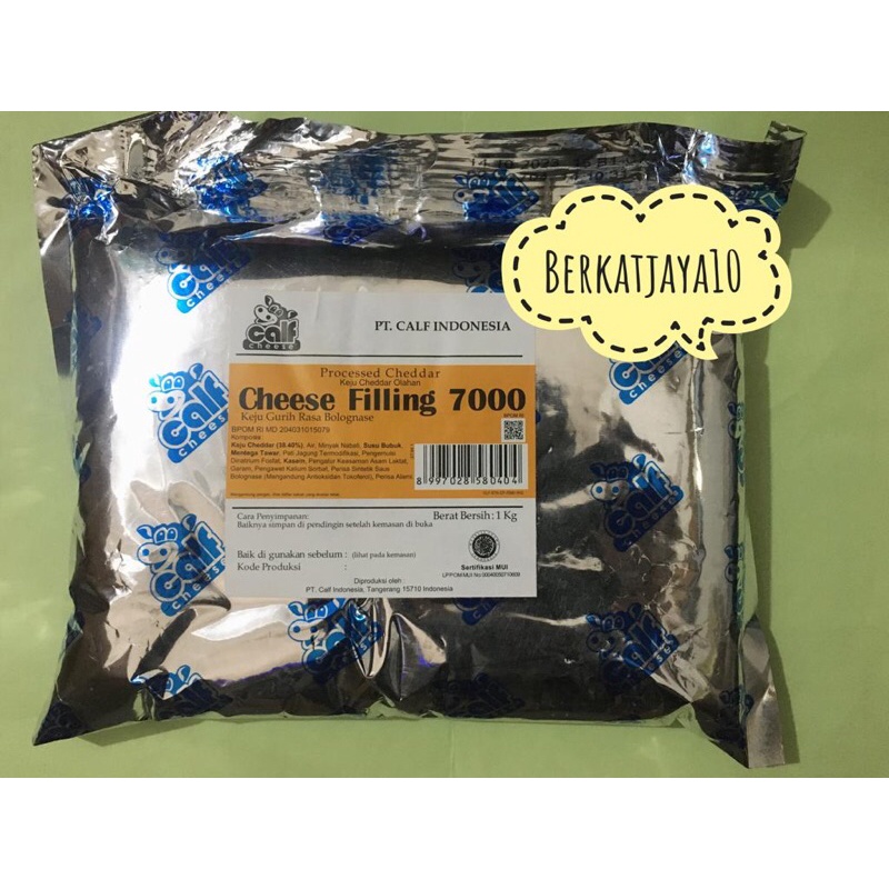 Jual Calf Cheese Filling 7000 Saus Keju Kuning Cheese Sauce 1 kg ...