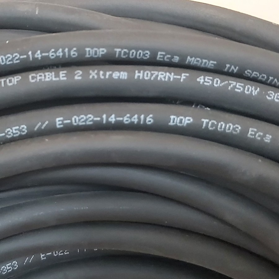 Jual Kabel H07RN-F Top Cable XTREM 4x6mm 4 x 6 mm 4G6 mm 450/750V 0.6/1KV | Shopee Indonesia