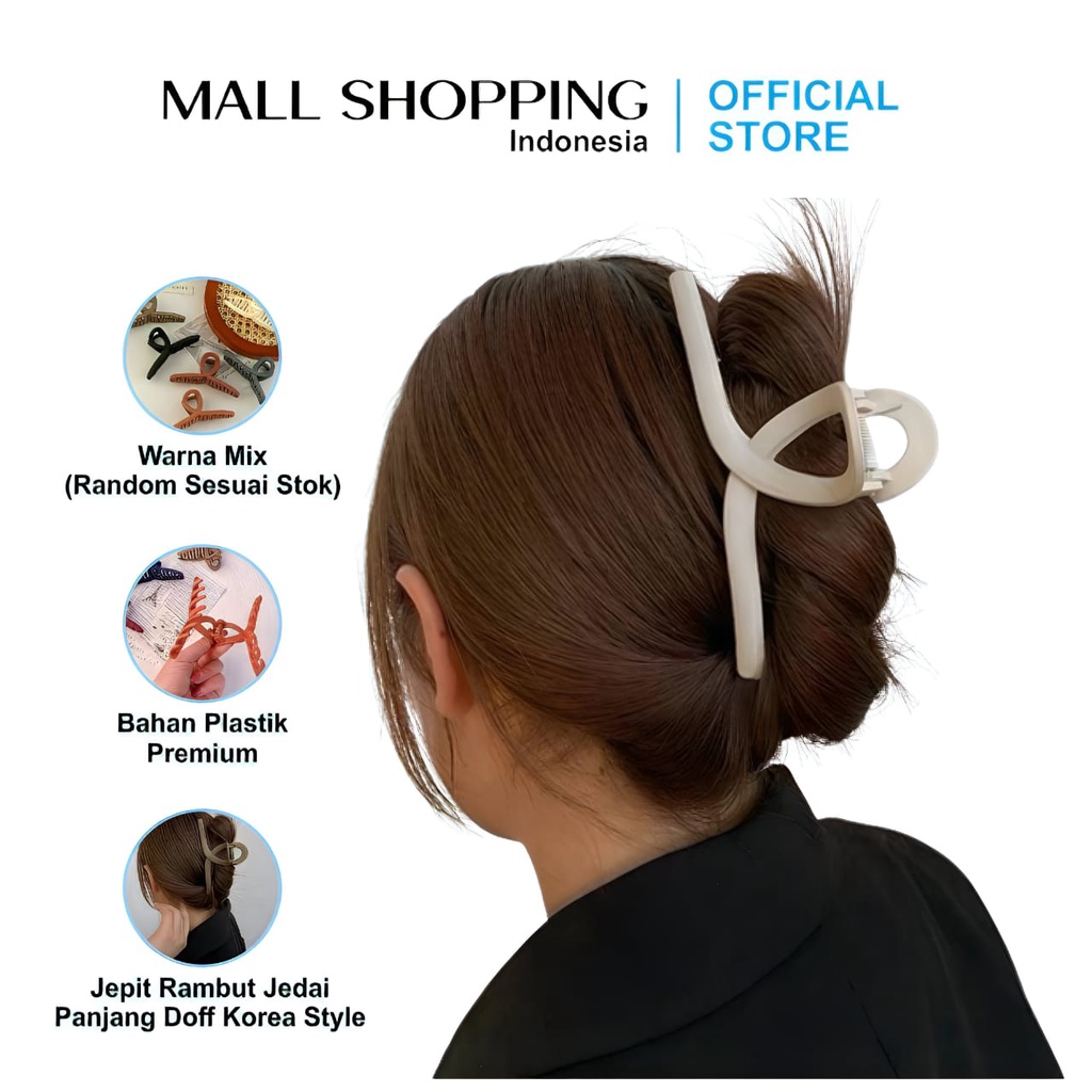 Jual Jepit Rambut Jedai Panjang Doff Korea Style MALLSHOPPING | Shopee ...