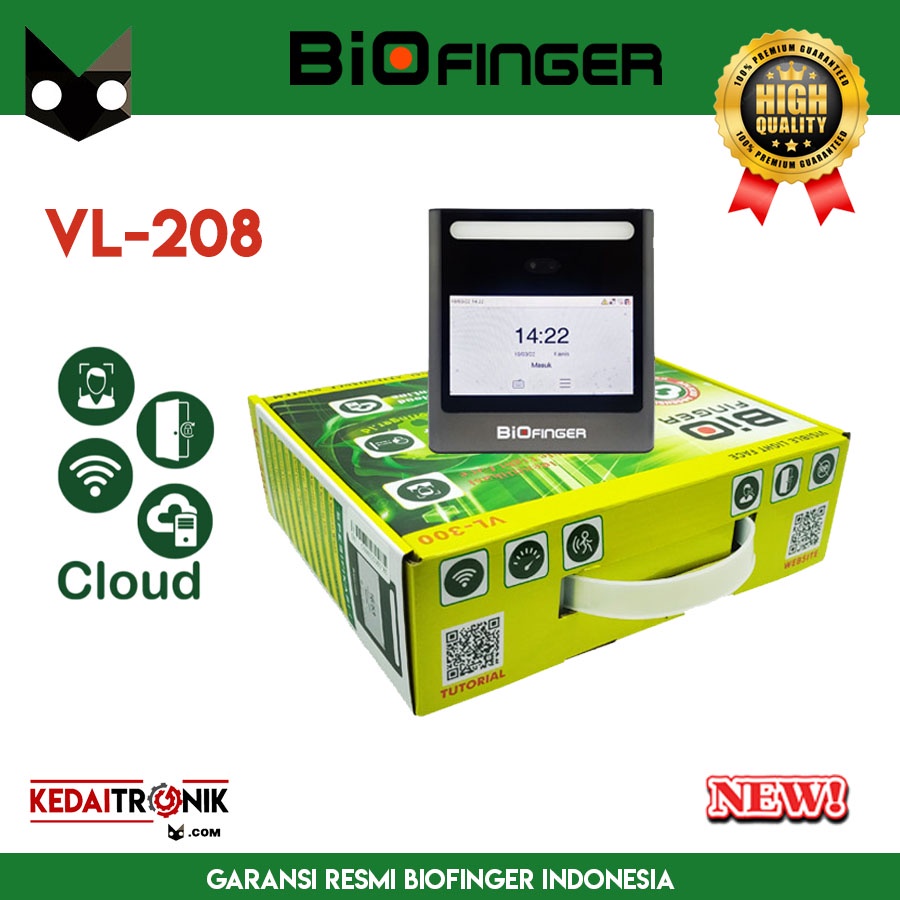 Jual Mesin Absensi Wajah BioFinger VL-208 LAN WiFi OnLine Bio Finger ... Jual Mesin Absensi Wajah BioFinger VL-208 LAN WiFi OnLine Bio Finger ...