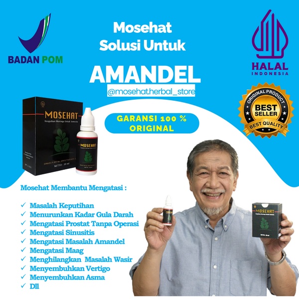 Jual Mosehat Obat Amandel Herbal Ampuh Original Untuk Anak & Dewasa ...