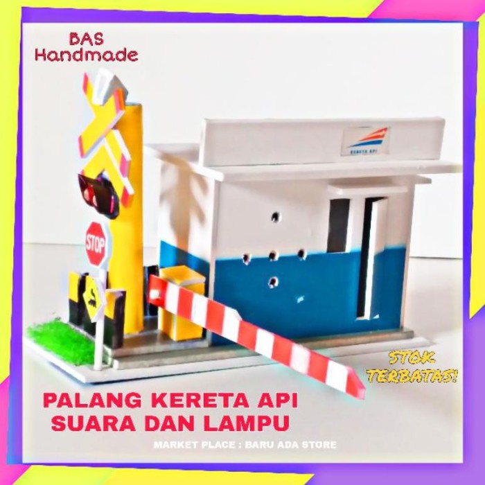 Jual MINIATUR PALANG PINTU KERETA API DENGAN SUARA DAN LAMPU TERLARIS ...