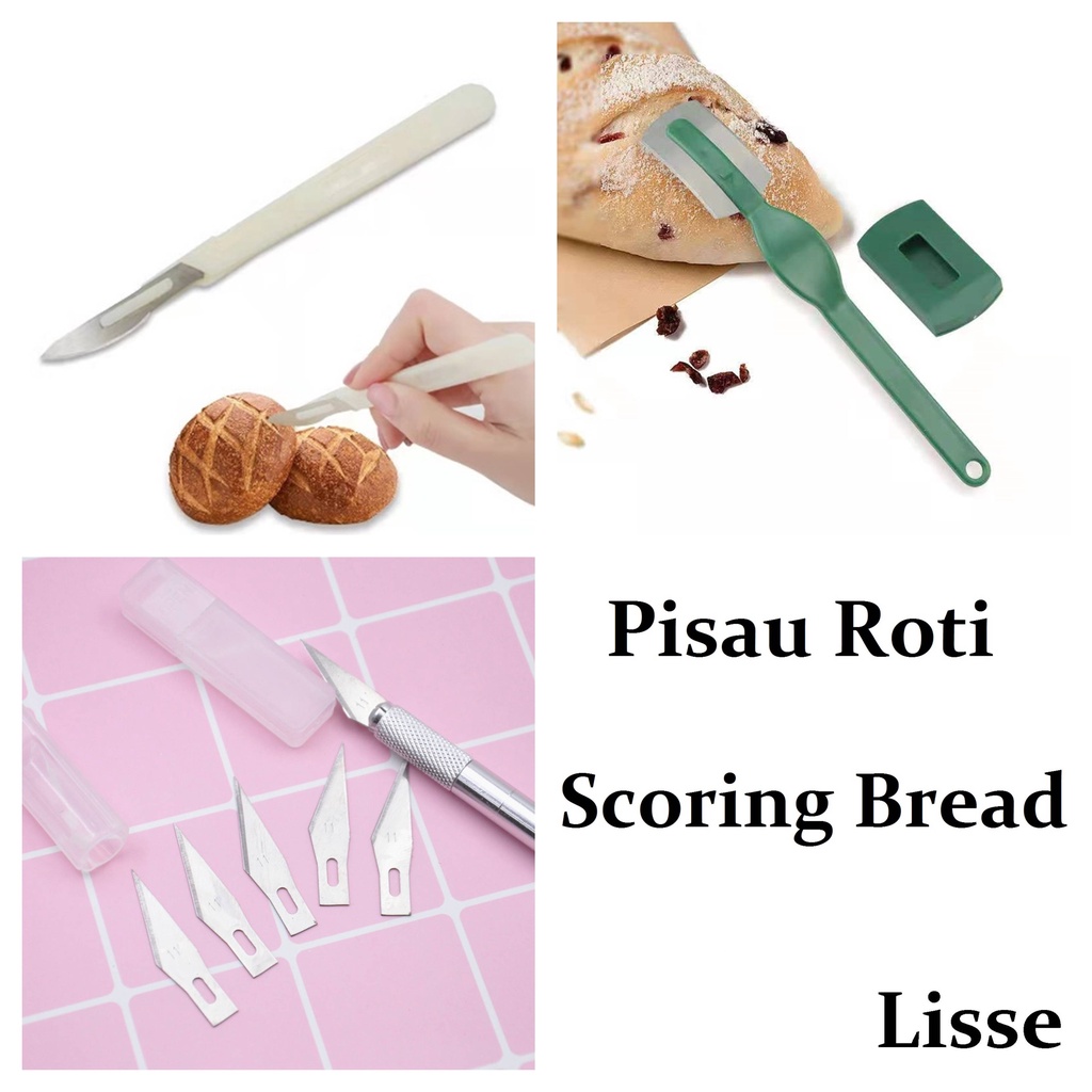 Jual Scoring Bread Cutter Pisau Knife Sourdough Lame Roti Scoring ...