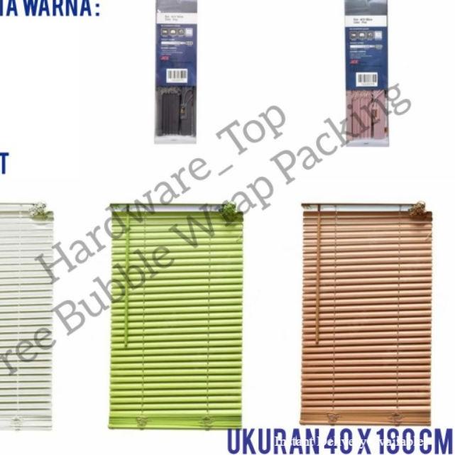 Jual 40x180cm KRIS Forhome Tirai Gulung PVC / Kerey PVC / gorden ...