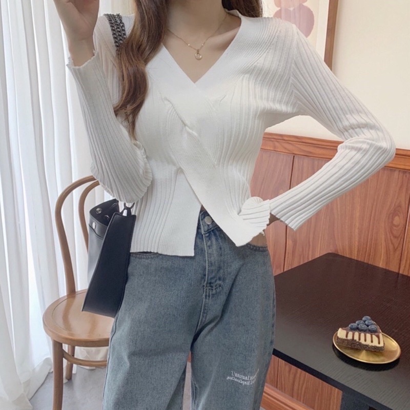 Jual ATASAN BLOUSH RAJUT IMPORT PREMIUM VIR 3083 | Shopee Indonesia