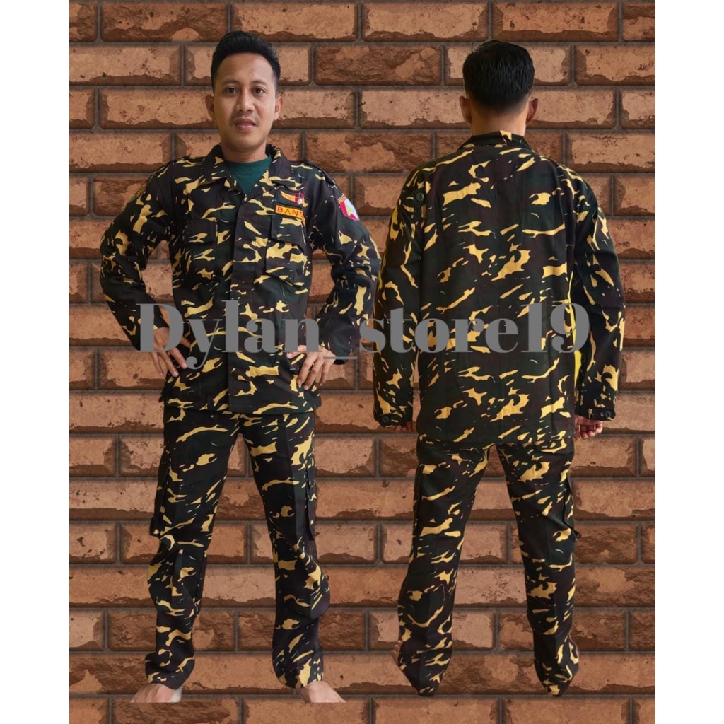 Jual Baju Banser Seragam Pdl Banser Doreng Nasional Atribut Banser ...