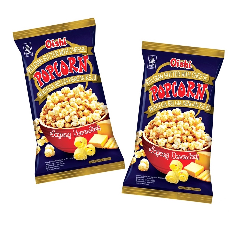 Jual OISHI POPCORN ISI 10 X 20 GR | Shopee Indonesia