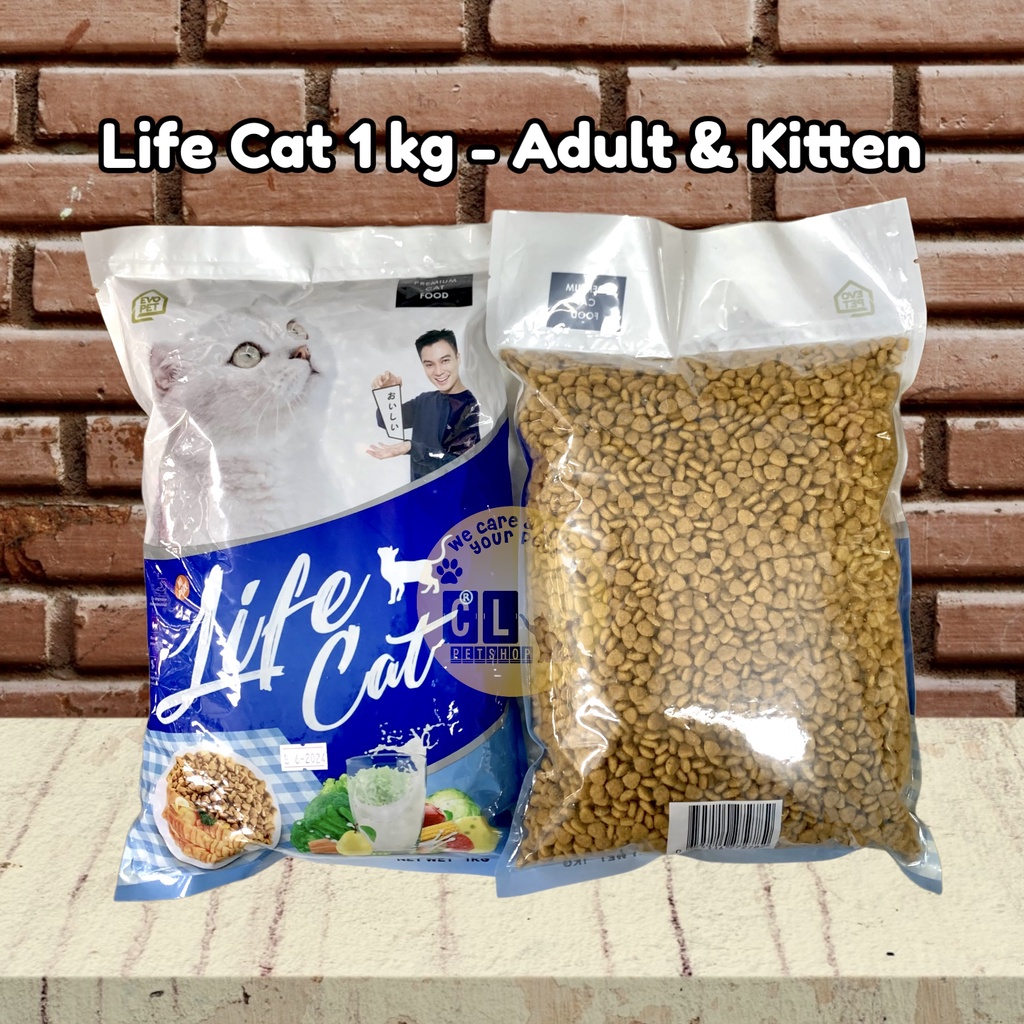 Jual Life Cat 1 kg (Adult & Kitten) | Shopee Indonesia