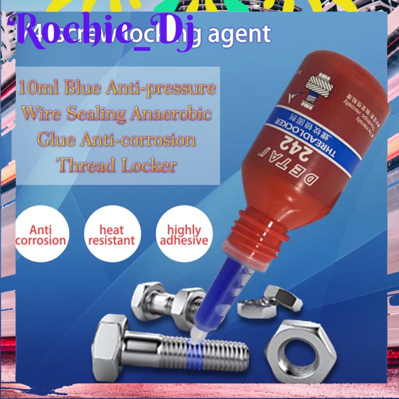Jual Cairan Liquid Threadlocker Blue Anaerobic Sealant Glue 10ml - 242 ...