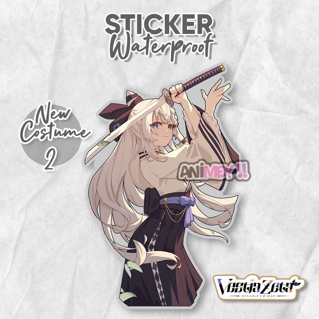 Jual Sticker Vestia Zeta New Costume / Stiker Anime Waterproof | Shopee ...