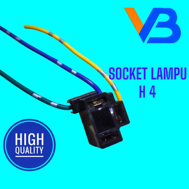 Jual Socket Lampu H4 Motor Mobil Soket Seal Beam H4 Soket Lampu Depan ...