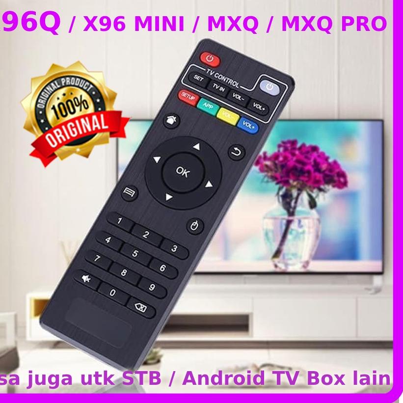 Jual Ω REMOTE CONTROL ORIGINAL untuk STB Android TV Box X96Q MXQ PRO 4K ...