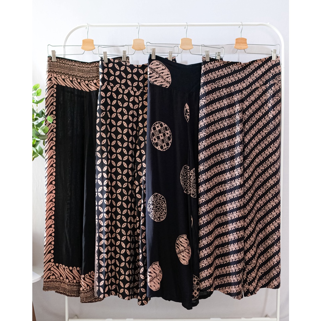 Jual CELANA KULOT BASIC BATIK REGULAR WANITA BAWAHAN SANTAI BATIK KULOT ...