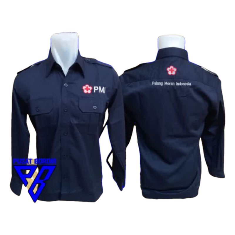 Jual KEMEJA PMI/KEMEJA PALANG MERAH INDONESIA/SERAGAM PMI | Shopee ...