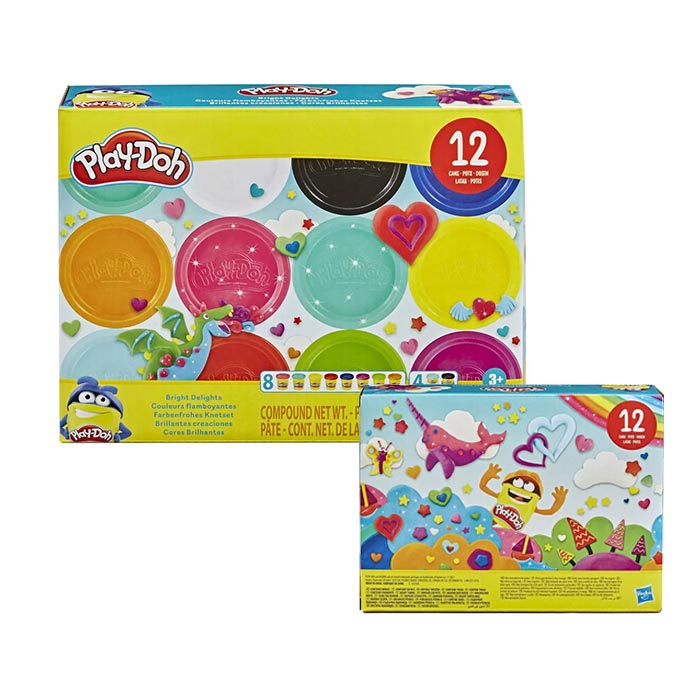 Jual Play-Doh Bright Delights 12-Pack Plastisin Untuk Anak | Shopee ...