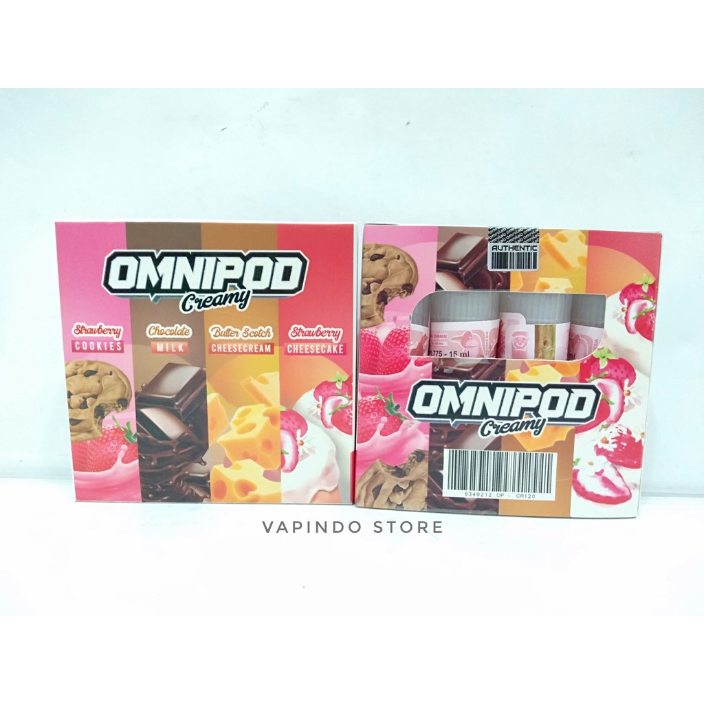Jual PODS FRIENDLY OMNIPOD CREAMY PACK 15ML X 4PCS 12MG BY OMNILAB | Shopee Indonesia