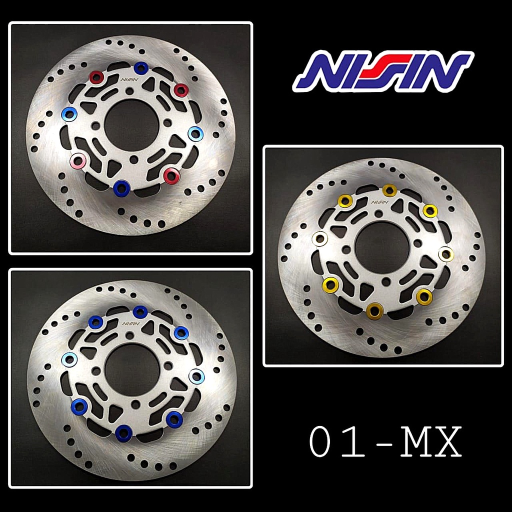 Jual Piringan Disc Cakram Depan Nissin Uk 220MM Lubang Baut Disc 4 BEAT ...