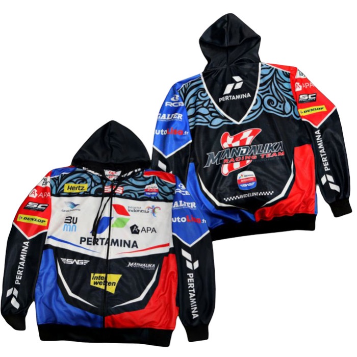 Jual VARSITY JACKET NASCAR - JAKET MOTOR RACING - JAKET SUNMORI PRIA WANITA - mandalika biru ...