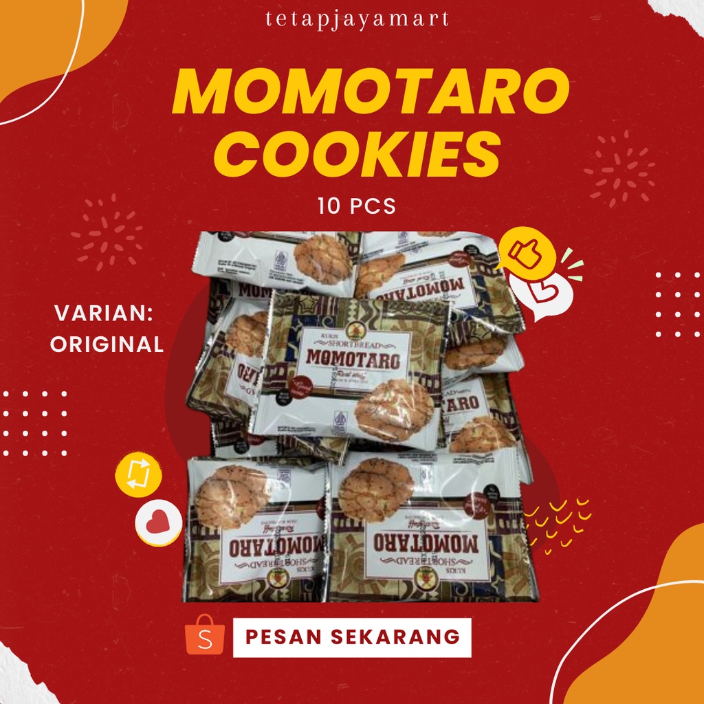 Jual AOKA Momotaro Cookies - 10 PCS ORIGINAL DAN COKLAT | Shopee Indonesia